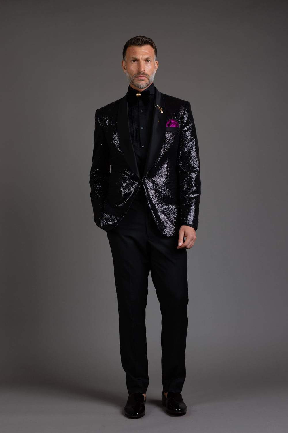 Black Sequence Tuxedo
